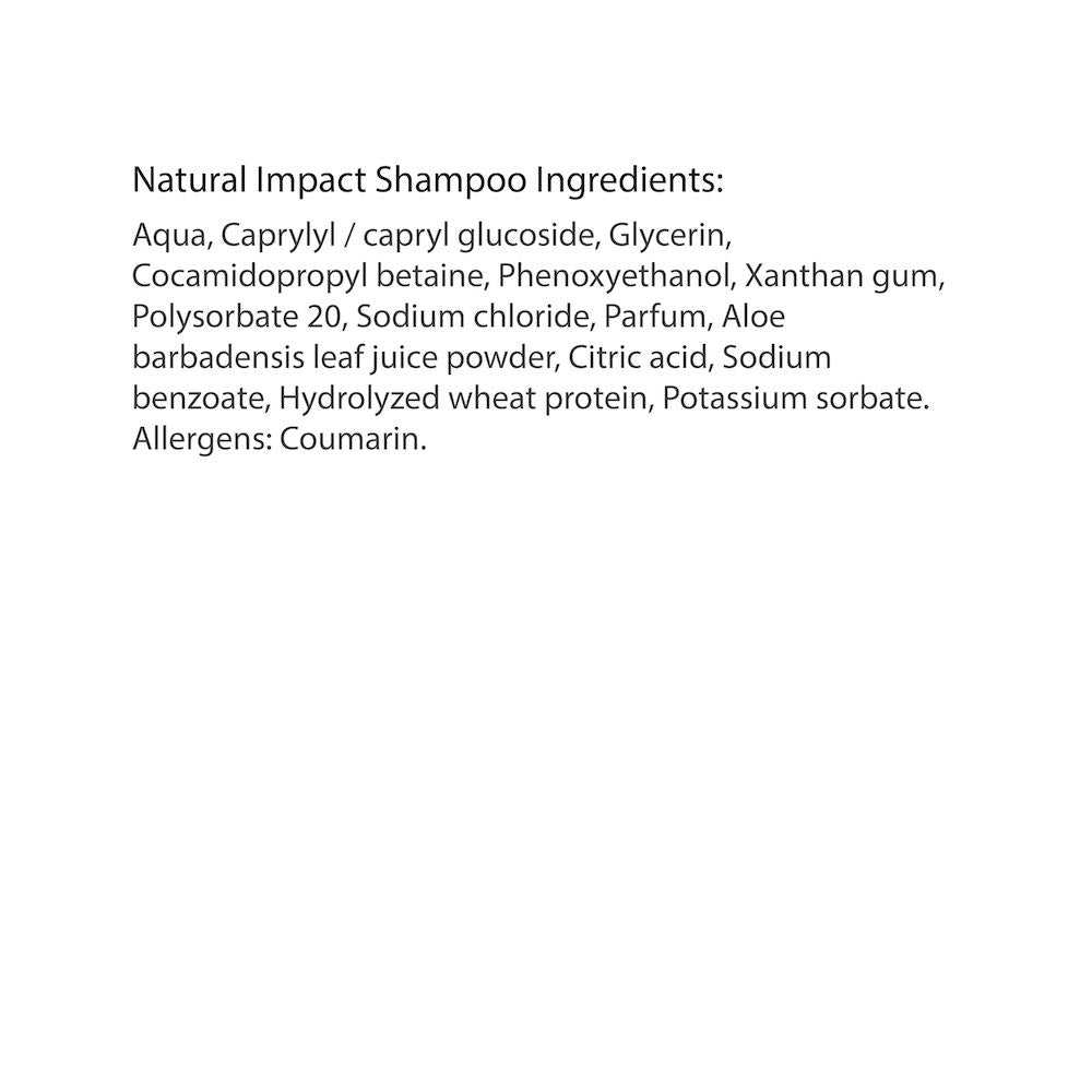 Natural Impact Shampoo (500ml) | Highborn London